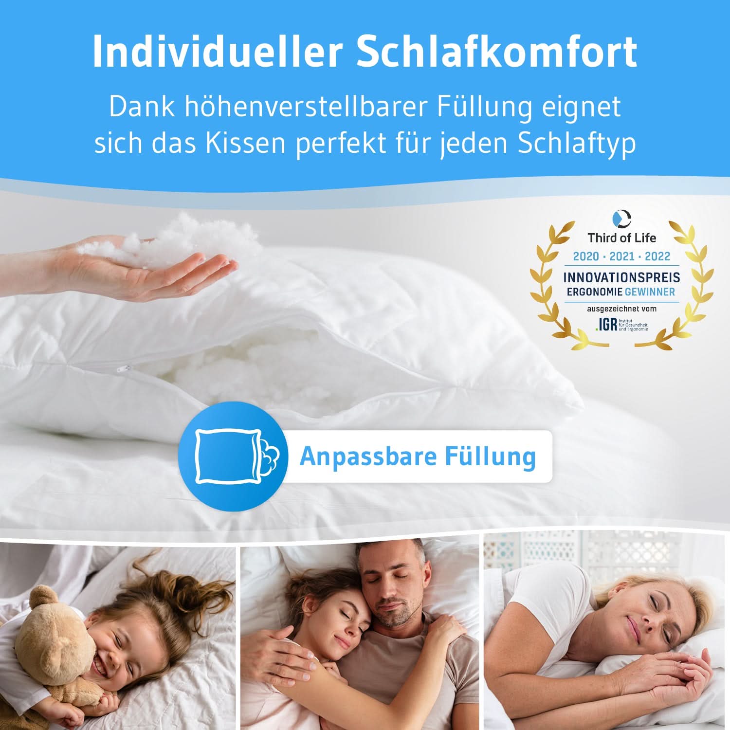 VERDA Kopfkissen Neu | Third of Life